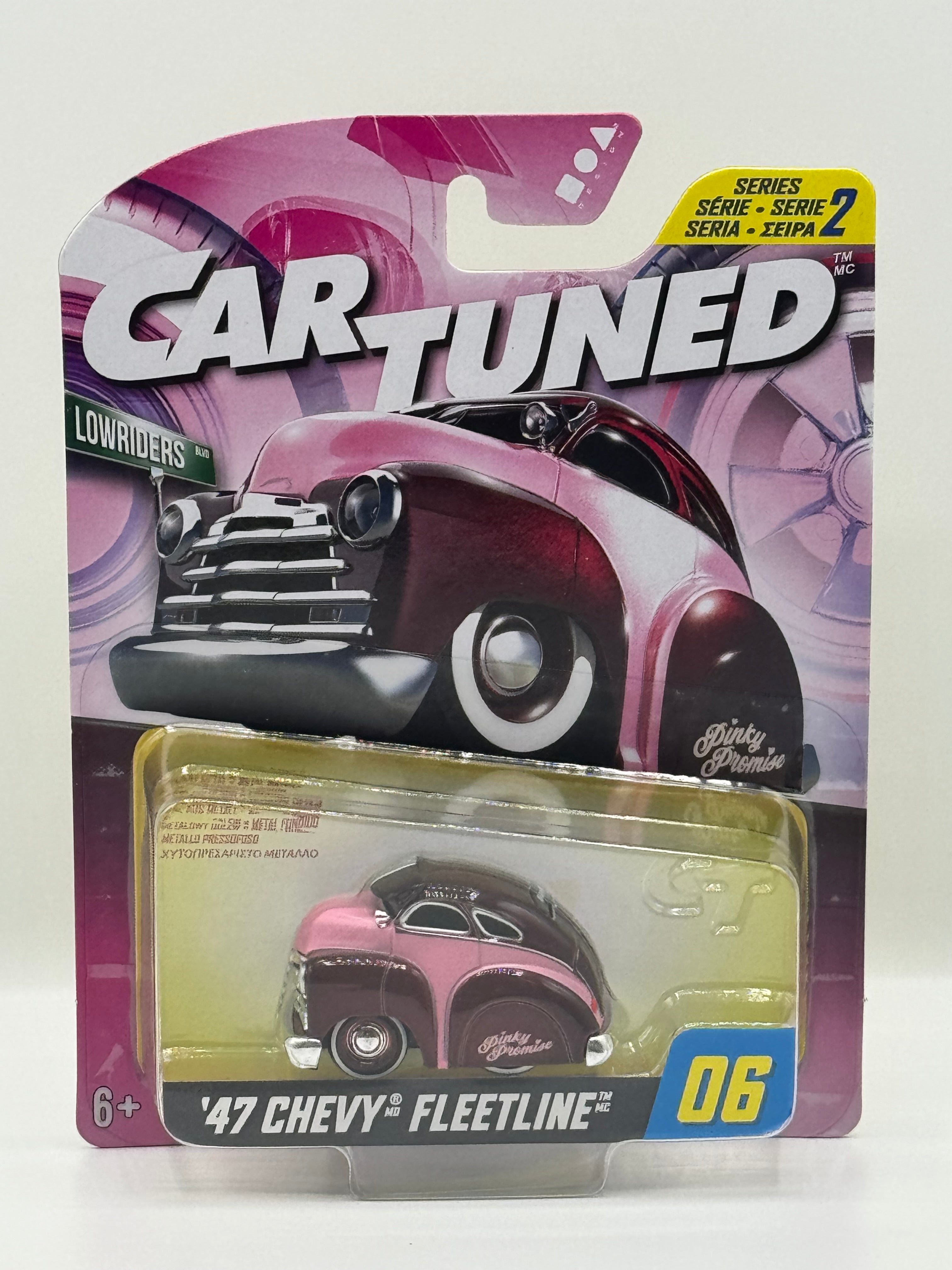 CarTuned Hobby Series 2 - 1947 Chevy Fleetline Pink Lowrider 530138 – Skunks Hobbies