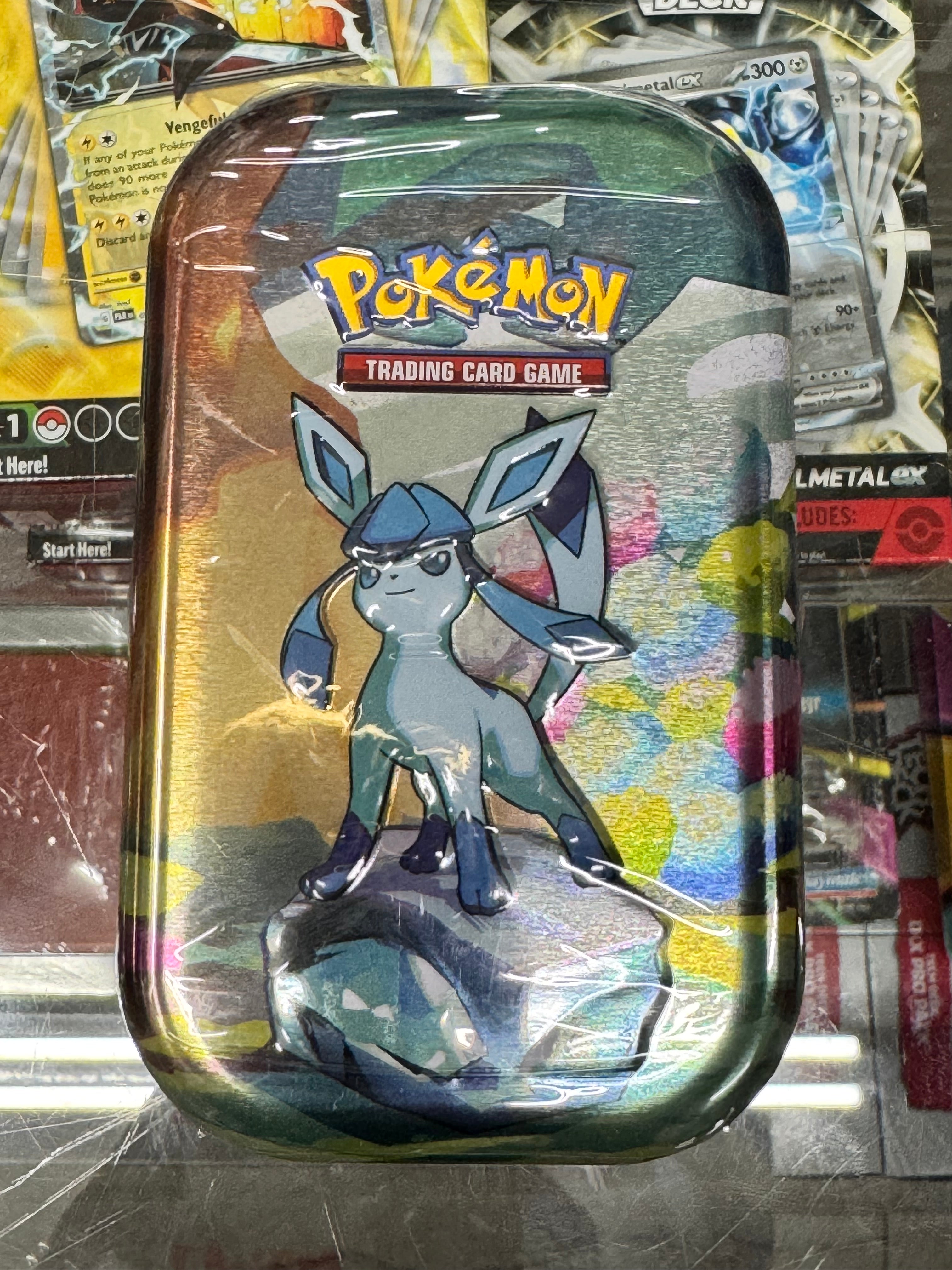 Pokémon Scarlet & Violet-Prismatic Evolutions Mini Tin 2 x Booster Pac ...