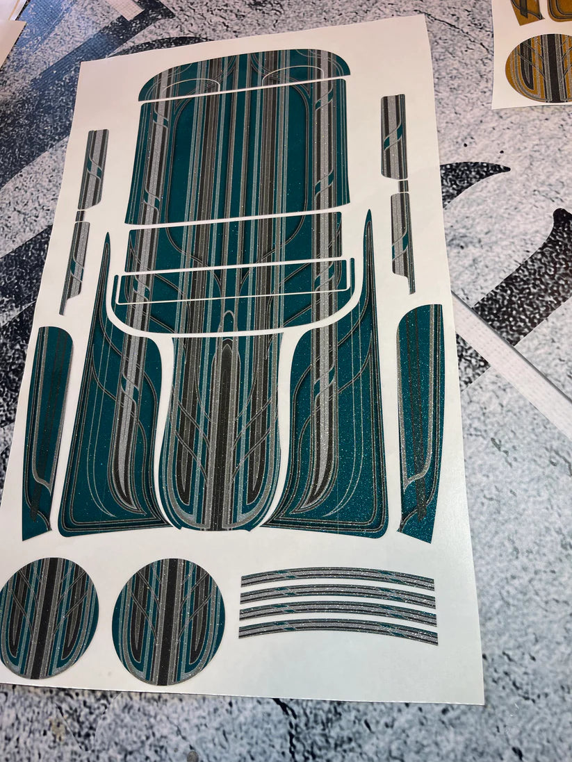 Monster Graphics 1959 Impala RC wrap kit dash back – Skunks Hobbies