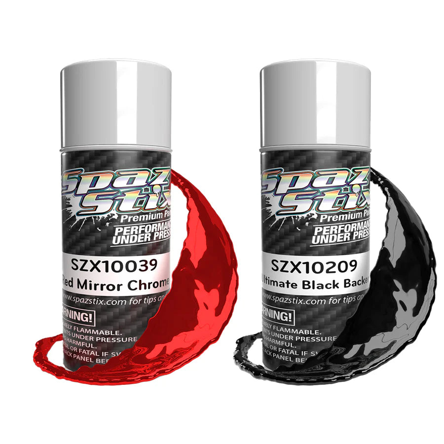 Spaz Stix Red Mirror Chrome Bundle – Skunks Hobbies