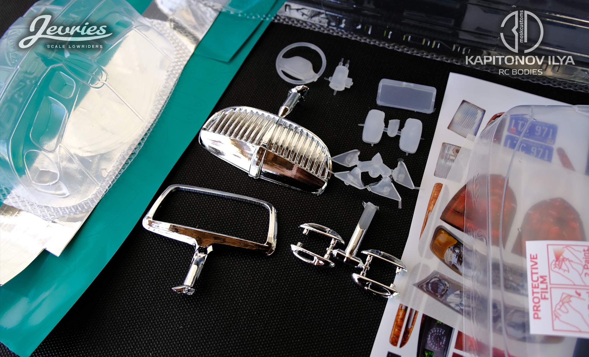 Pre Order Lincoln Town Car '98 RC body Lowrider 1:10 – Skunks Hobbies